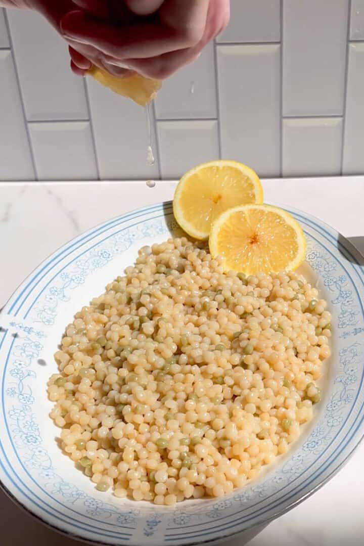 Instant Pot Pearl Couscous - Cilantro Parsley
