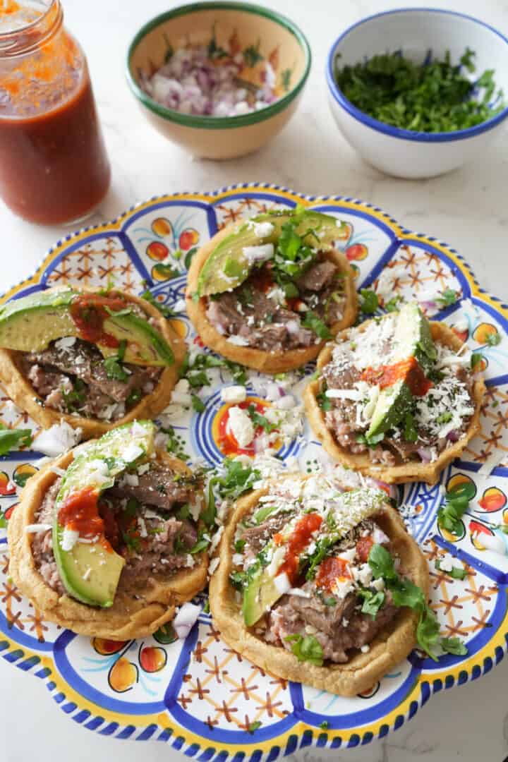 Mexican Sopes Recipe - Cilantro Parsley