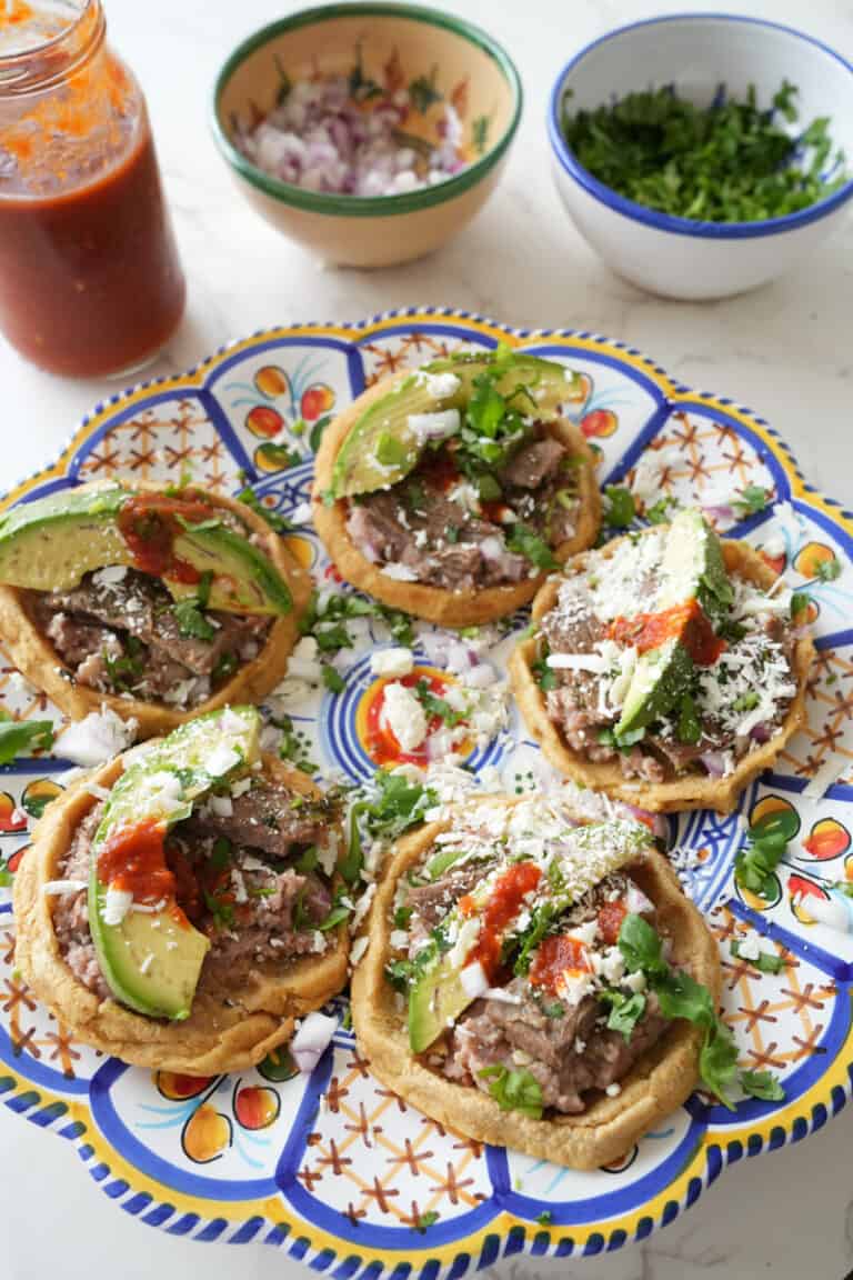Mexican Sopes Recipe - Cilantro Parsley