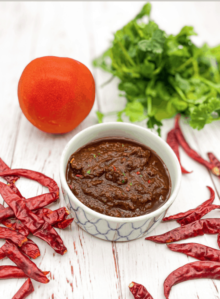 Guajillo Chili Sauce - Cilantro Parsley