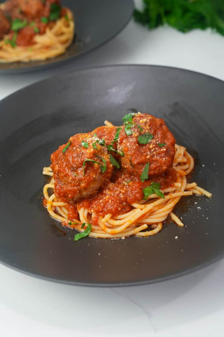 Homemade Spaghetti and Meatballs Recipe - Cilantro Parsley