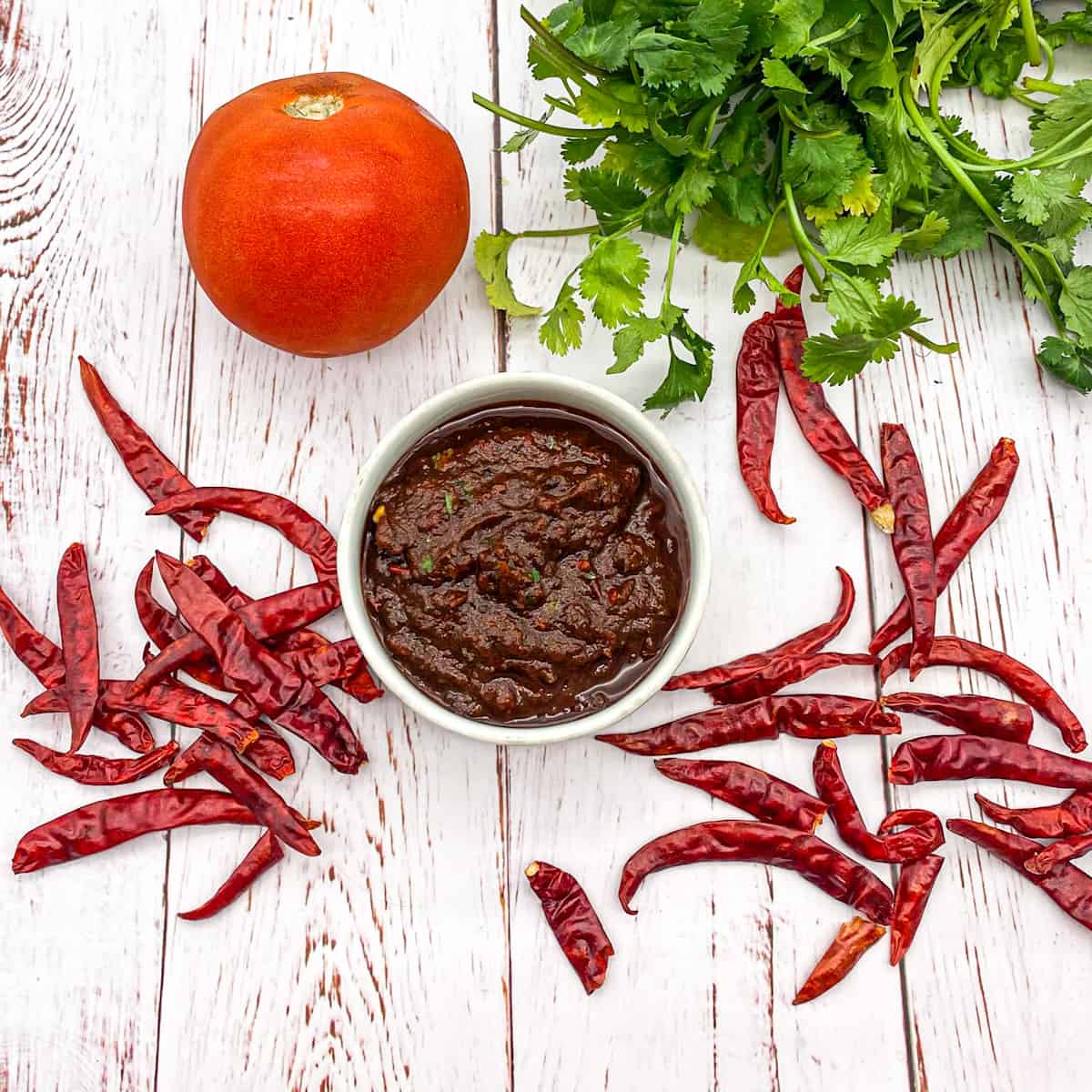 Guajillo Chili Sauce - Cilantro Parsley