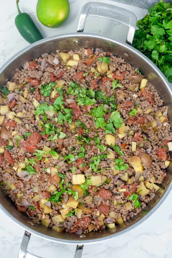 Picadillo Recipe - Cilantro Parsley