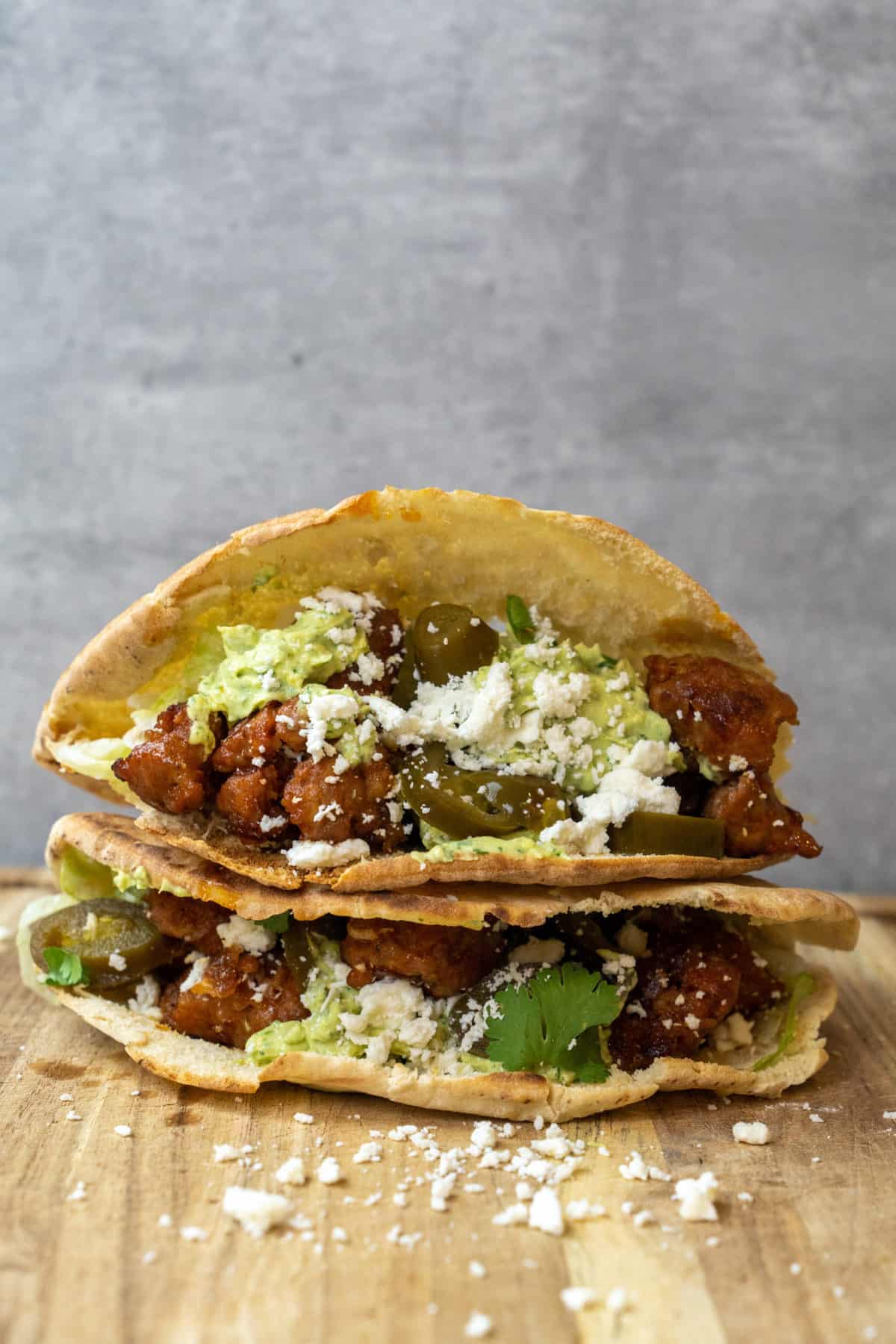 Sausage Pita Gyro Recipe - Cilantro Parsley
