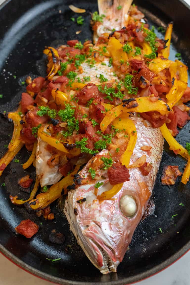 Veracruz Style Fish (Mexican Fish)- Cilantro Parsley