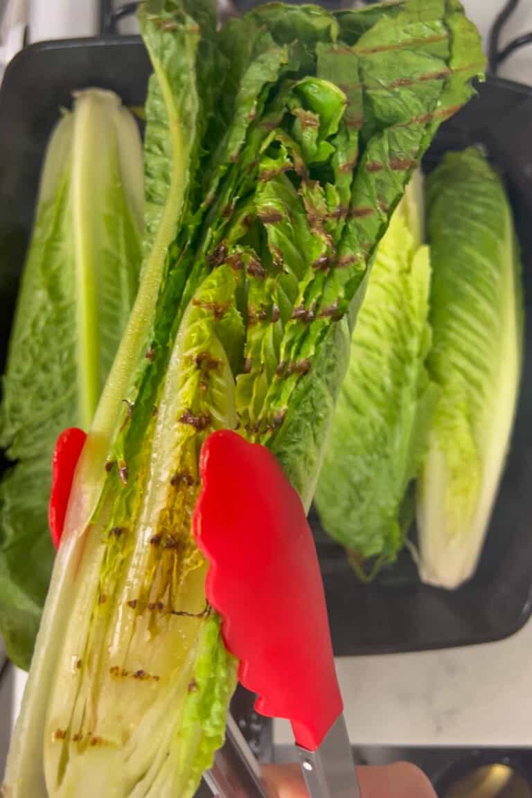 Grilled Romaine Recipe with Feta - Cilantro Parsley