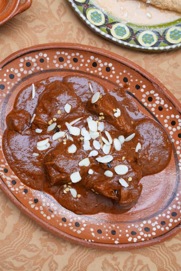 Almond Mole Recipe (Mole Almendrado) - Cilantro Parsley